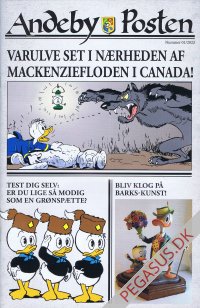 Tegneserieparadiset Pegasus | Anders And & Co. 2022 2x: Andeby Posten 1/22